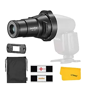 Godox AK-R21 Projection Attachment for Round and Fresnel Head Flash, Like Godox AD200 Pro/AD200, AD100Pro, Godox V1, Godox V1Pro, V860II, V860III, TT685II, V850II, V850III Flash