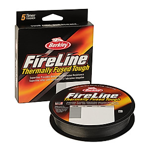 Berkley FireLine® Superline, Smoke, 8lb | 3.6kg, 125yd | 114m Fishing Line, Suitable for Freshwater Environments