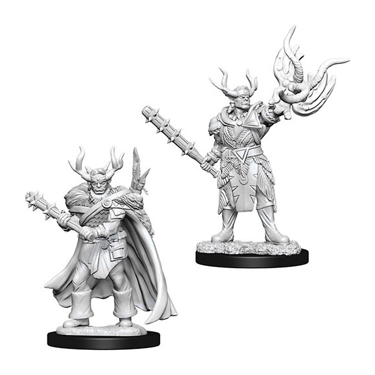 WizKids Pathfinder Deep Cuts Unpainted Miniatures: Wave 10: Male Half-Orc Druid