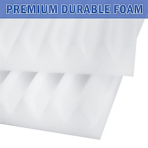 YoleShy Window Air Conditioner Side Panels Foam Insulation Panels for Window Air Conditioner, AC Units Window Insulation Kit 17 X 9 X 1 inch, Pack of 2, White