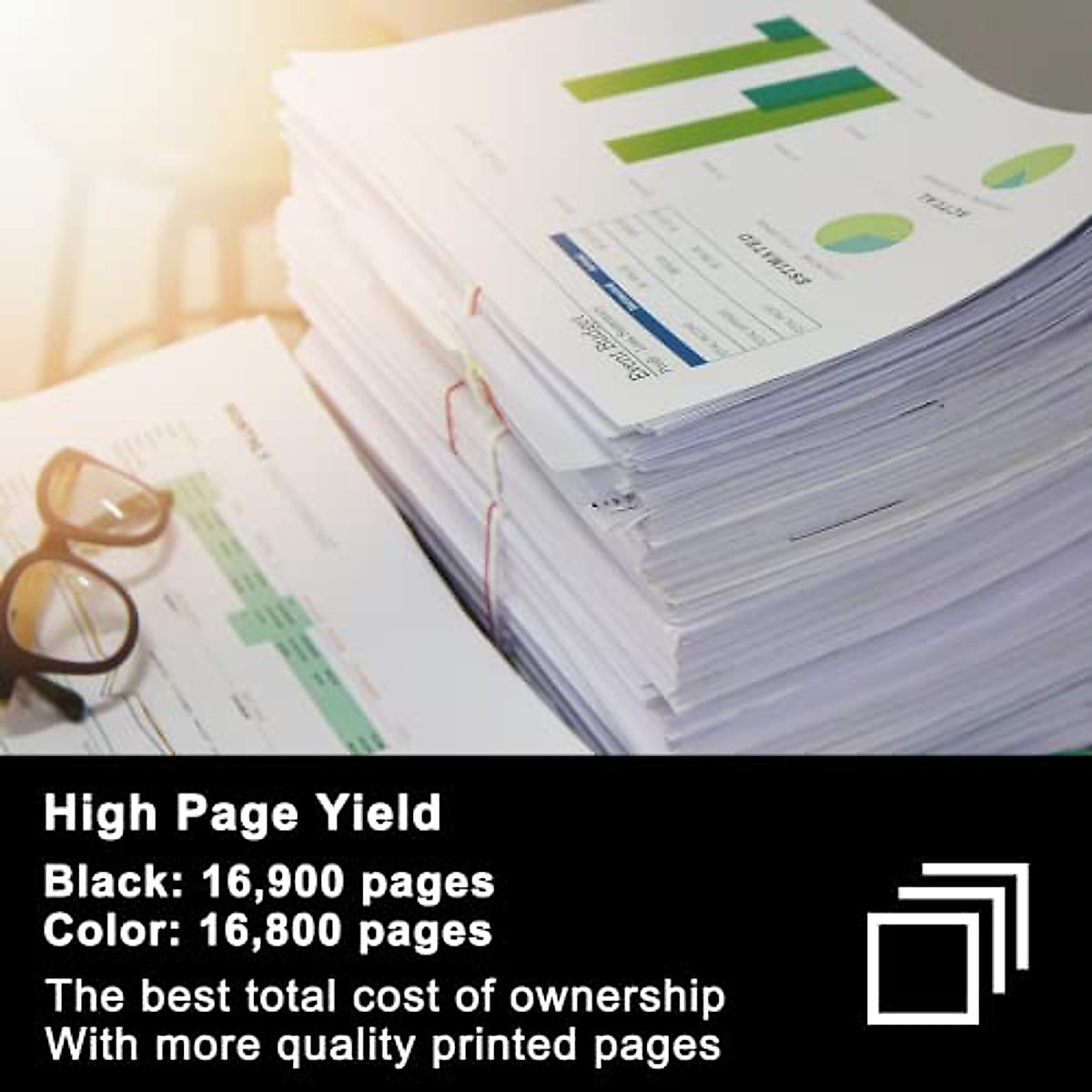 VersaLink C600 Toner Cartridge Remanufactured for Xerox 106R03919 106R03916 106R03917 106R03918 Extra High Capacity Toner Cartridge (16,900 Pages, Black, Cyan, Magenta, Yellow)