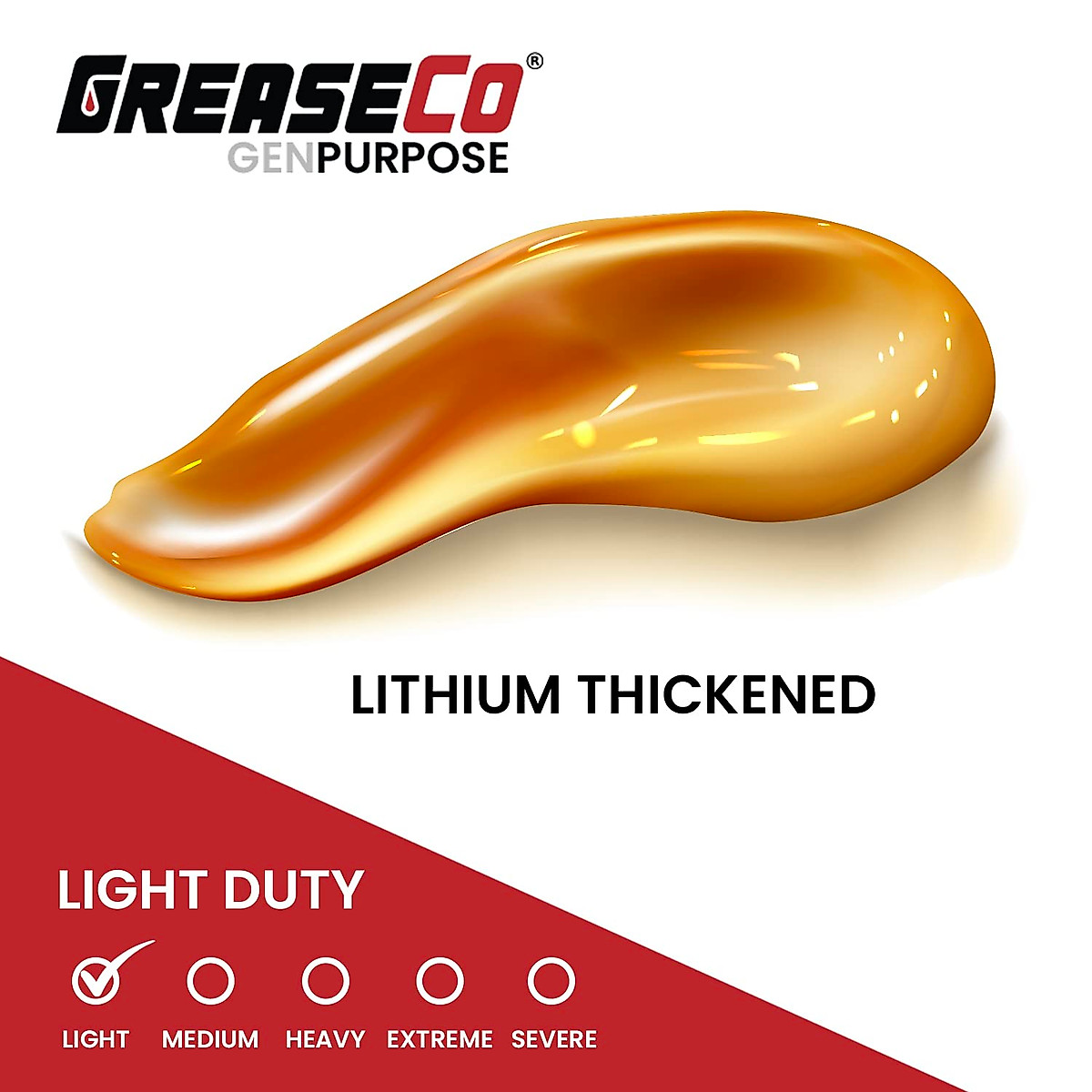 General Purpose Lithium Grease Pail | Tractor | Trailer Axle | Farm Jack | Winch | Motorcycle | Mower | Precast Concrete | Bearing | Garage Door | RV ATV | Amber | 35 LB Bucket | NLGI 2 | GenPurpose