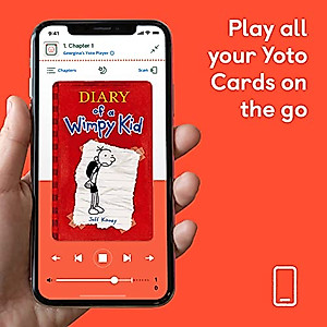 Yoto Diary of a Wimpy Kid Collection by Jeff Kinney – 3 Kids Audiobook Cards for Use Player & Yoto Mini Bluetooth Speaker, Fun Educational Daytime & Bedtime Stories for Children Ages 7+
