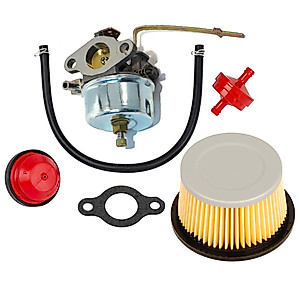 HIFROM Carburetor Carb kit Replacement for Tecumseh 631921 631070 631070A 631074 H25 H30 H35 H40 with Air Filter 30727 30604 John Deer AM30900 Cub Cadet 488619 488619-R1 Lesco 050113