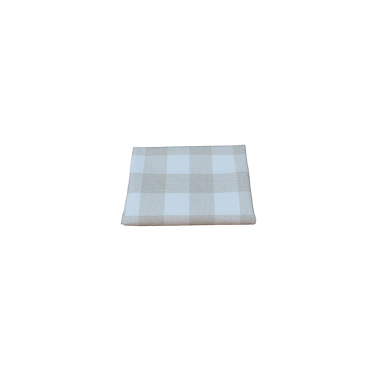 Jininworl Custom Size Seat Cushions, Non-Slip Bay Window Seat Cushions,Outdoor/Indoor Plaid Fabric Bench Pad Chair Pads for Patio Porch Swing Garden Kitchen (Beige and White, 60" x 15" x 2")