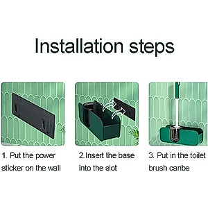 Plastic Toilet Bowl Brush Wall Mounted Floor Toilet Brush Modern Stylish Toilet Cleaner Brush Toilet Brush and Holder Set