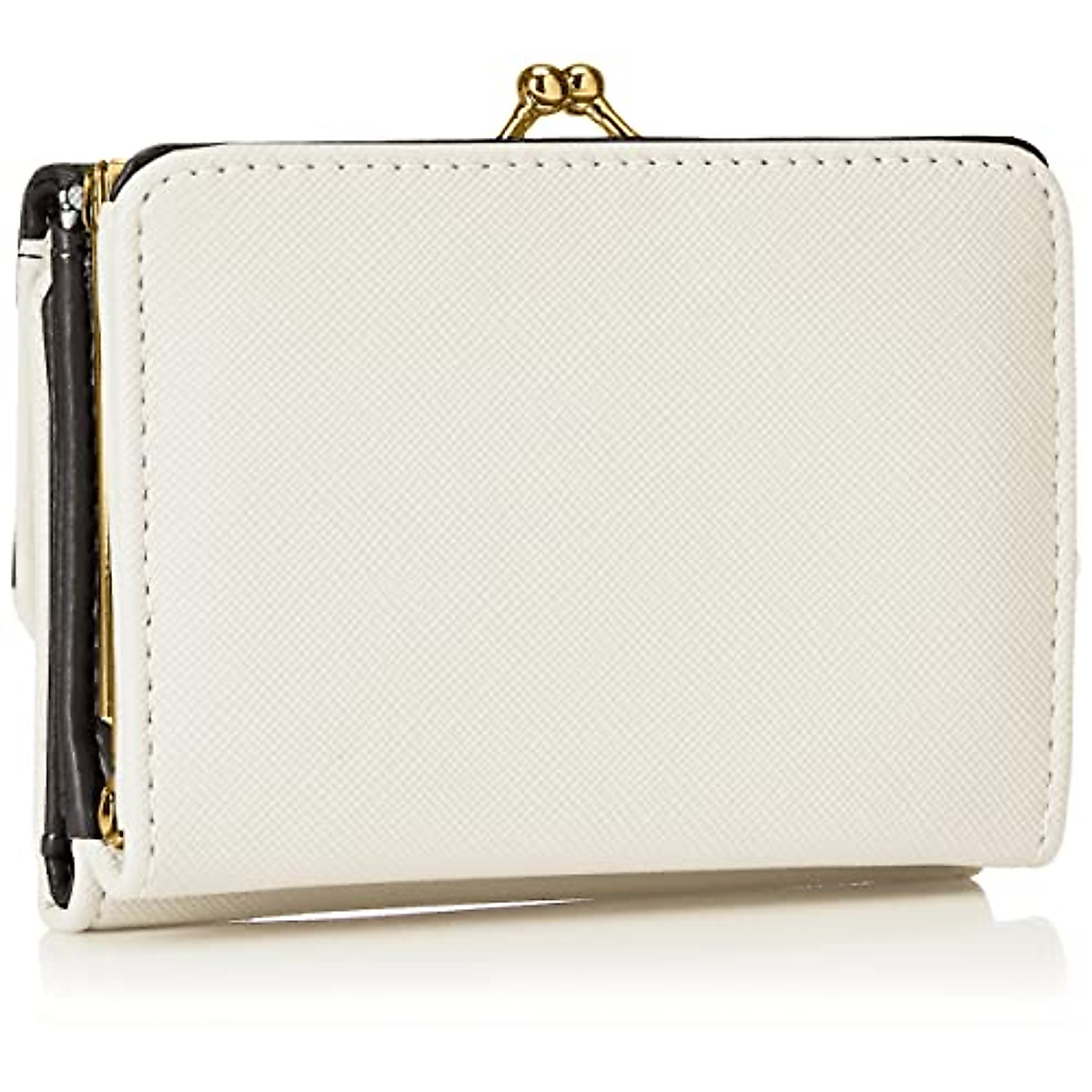ARDIE(アルディ) Aldi HK71 Women's Tri-Fold Wallet with Gamaguchi Monogram Hello Kitty Black