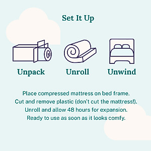 Sleep Innovations Marley Hybrid 10 Inch Cooling Gel Memory Foam and Innerspring Coil Mattress, Full Size, Bed in a Box, Medium Firm Advanced Support