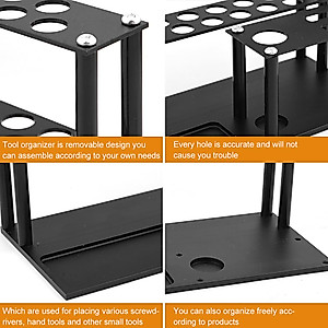 KELEAPEKER RC Screwdriver Storage Rack, Heavy Duty RC Tool Stand, Removable, 3 Layers, with Tool Organizer