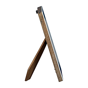 Foreside Home & Garden Blue and White Resin 4x6 Inch Wood Decorative Picture Frame FFRD09977