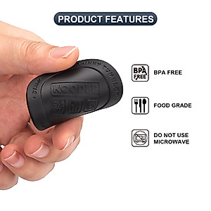 koodee Silicone Bottom for Tumblers, Protective Cup Mat Non-Slip Rubber Bottom for 20 oz Skinny Tumbler