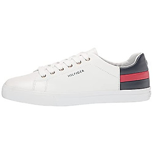 Tommy Hilfiger Women's LADDIN Sneaker, White Multi, 9.5