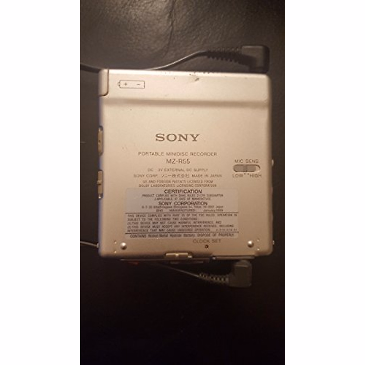 Sony MZ-R55 Portable MiniDisc Player and Recorder — 🛍️ The Retail Market