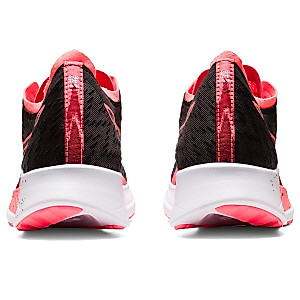 ASICS Women's Magic Speed Running Shoes, 8, Black/Blazing Coral