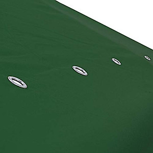 Yescom 117"x117" Canopy Top Replacement Y00397T04 Green for Smaller 10'x10' Dual-Tier Gazebo Cover Patio Garden Outdoor