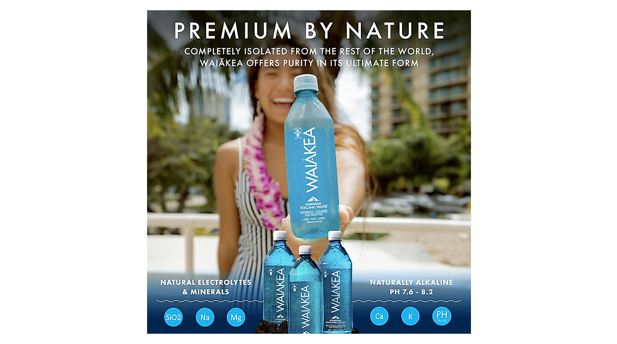 Waiākea Hawaiian Volcanic Water - Naturally Alkaline & Eco-Friendly