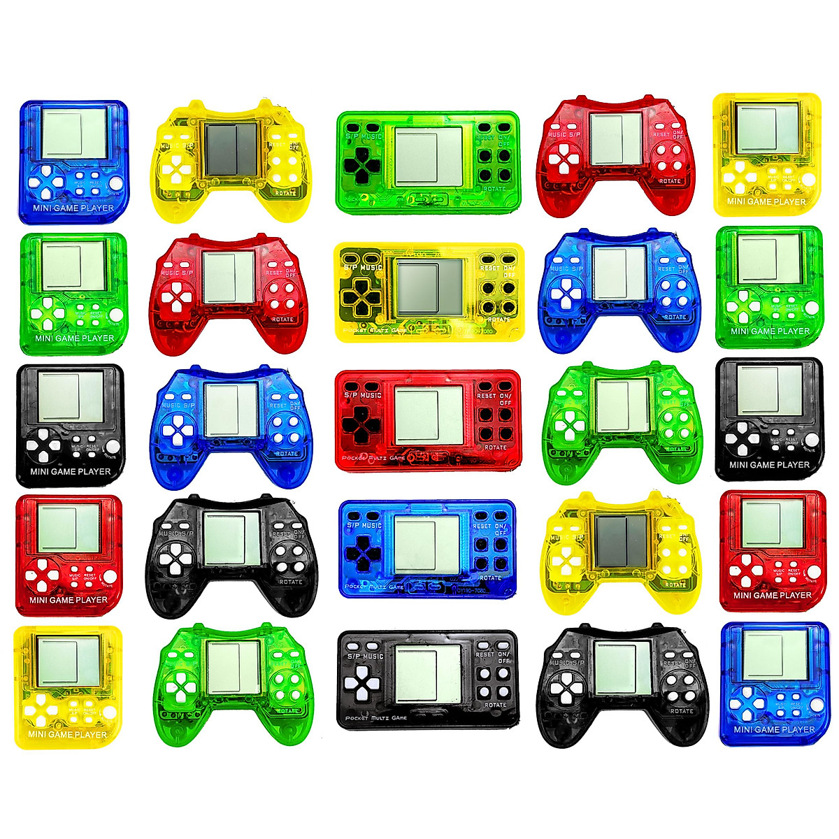 TGIQROVE Video Game Party Favors, Video Games Keychain, Birthday Gaming Party Gifts, Mini Game Console for Kids Classroom Prizes, Goodies Bags Stuffer, Backpack (12Pcs)