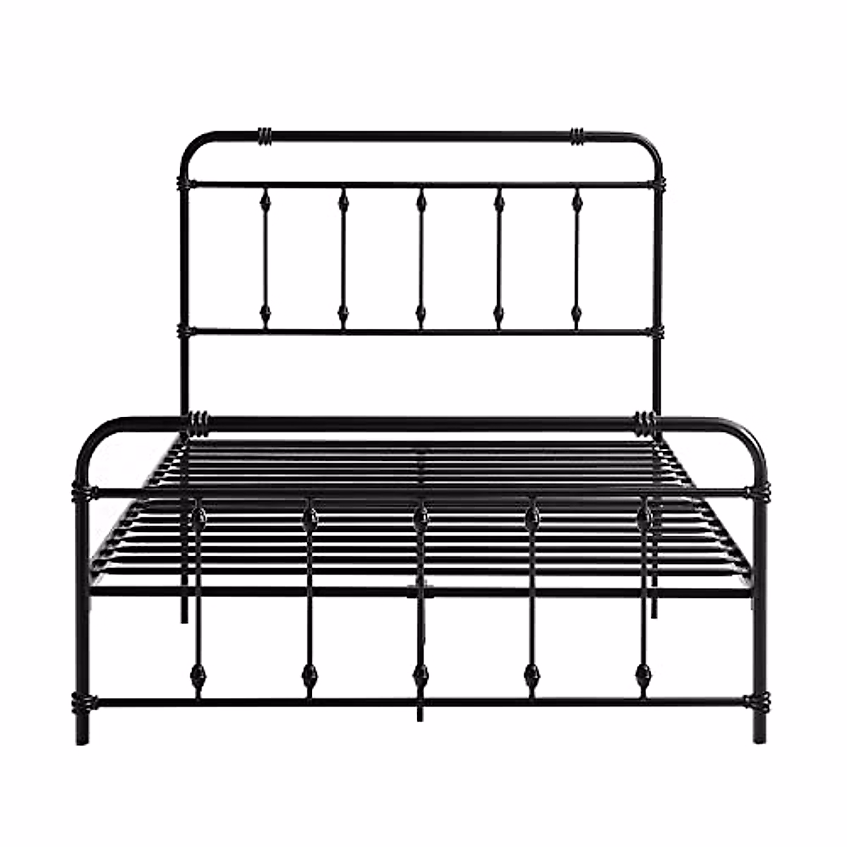 Classic Brands Calvino Classic Black Metal Platform Bed Frame, Full