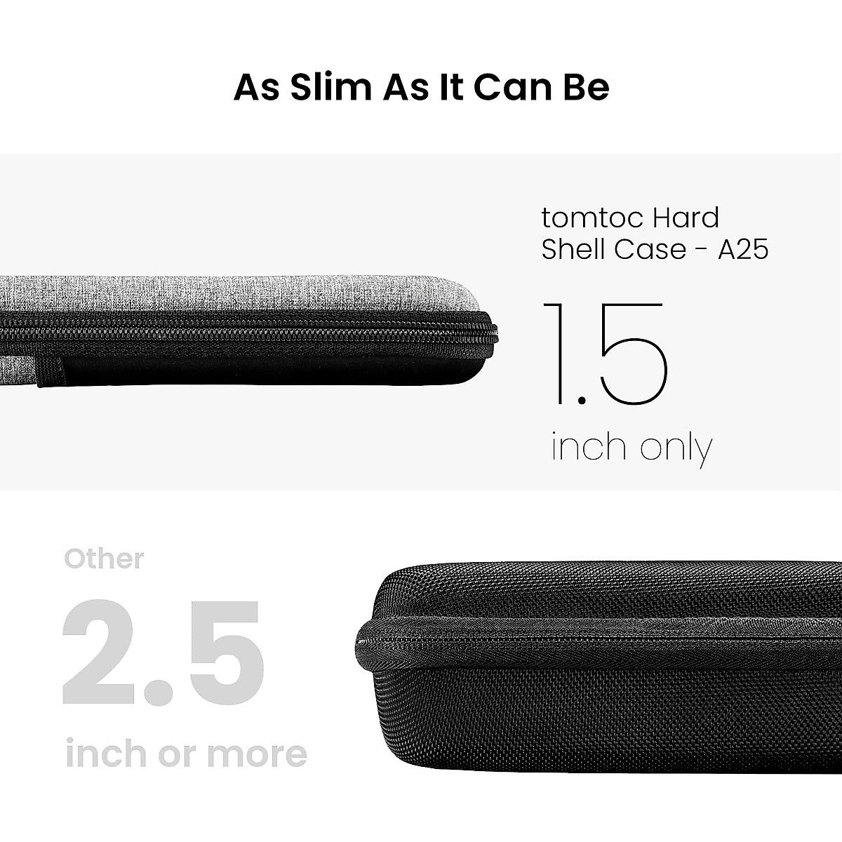 tomtoc Slim Hard Case for 13-inch MacBook Air M3 2024 M2/A2681 M1/A2337, MacBook Pro 2022-2016 M2/A2686 M1/A2338, Organized Protective Shoulder Bag with Tablet Pocket for Up to 11 iPad Air/Pro