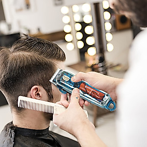 DIY Full Housing Combo, 5-Piece Set Full Housing Combo, Complete Clipper Cover for 5-Star Series Magic Clipper Cordless #8148, Designer Cordless #8591 (Blue)