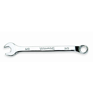 Williams 11954 Combination Wrench Offset, 1/2-Inch, High Polish Chrome Finish