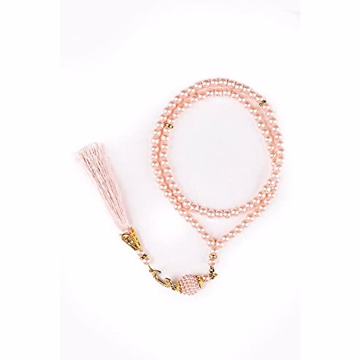 Muslim Prayer Rug, Yaseen Surah Pocket-Size Book & Prayer Beads Set, Perfect Islamic Gift I Mawlid Gift I Suitable for Men, Women | Islamic Ramadan Eid Gifts, (1 Sets, Pink)