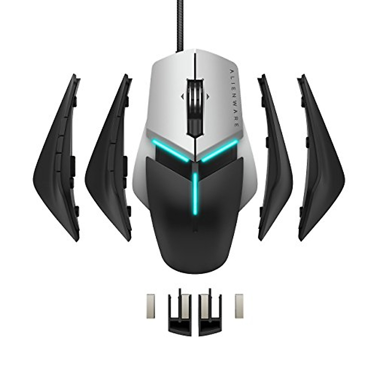 Alienware Elite Gaming Mouse AW958-12, 000 DPI - 5 On-The-Fly DPI Settings - 13 Programmable Buttons