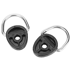 SolUptanisu Kayak D Ring Accessories,2pcs Kayak D Ring Tie Down Loop Safety Deck Fitting Accessory Parts