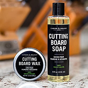 Caron & Doucet - Ultimate Cutting Board Maintenance Kit - Cutting Board Oil, Cutting Board Soap, Cutting Board Wax