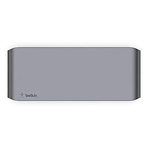 Belkin Thunderbolt 3 Dock Pro w/ Thunderbolt 3 Cable - USB-C Hub - USB-C Docking Station for MacOS & Windows, Dual 4K @60Hz, 40Gbps Transfer Speed, 85W Upstream Charging, w/ Ethernet, SD & Audio Ports