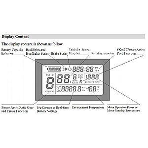 HALLOMOTOR Ebike 36V 48V 18MOSFET 45A 1500W Controller DC Sine Wave Reg Reverse Function Electric Bike+36V 48V LCD3 Display