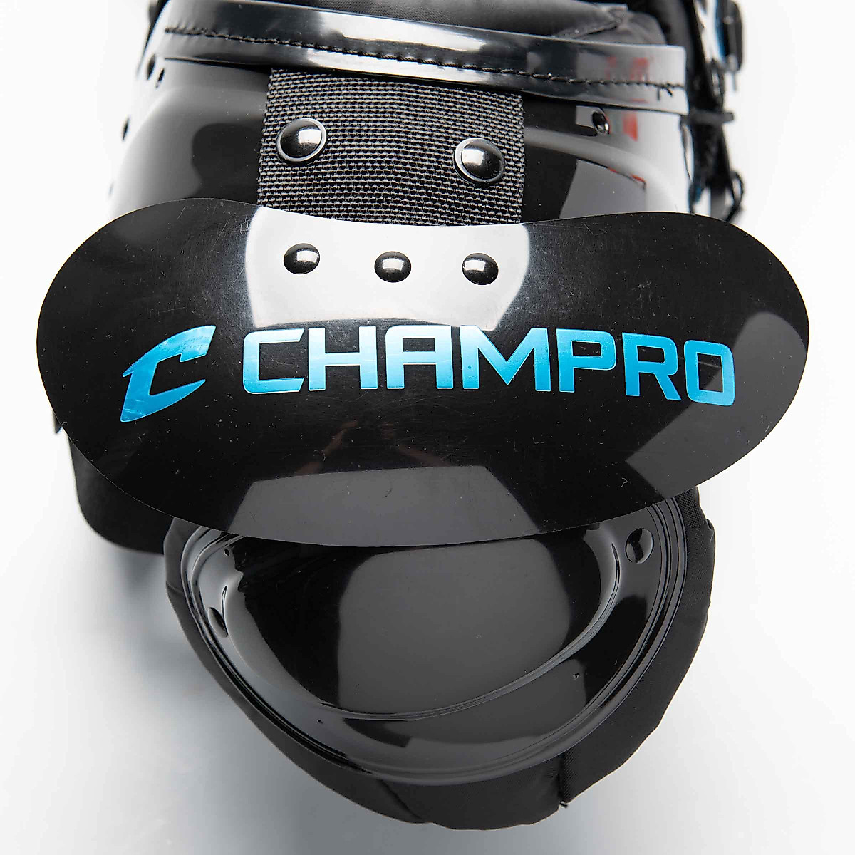 CHAMPRO Youth Scorpion Shoulder Pad, Black, Blue, 60-90 lbs (FSP5)