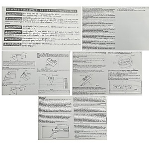 5.5mm .22 Caliber Pistol Air Pellet Gun + 200 Pack Pellets and Tactical Scope Safety Lock 350-450FPS Break Barrel