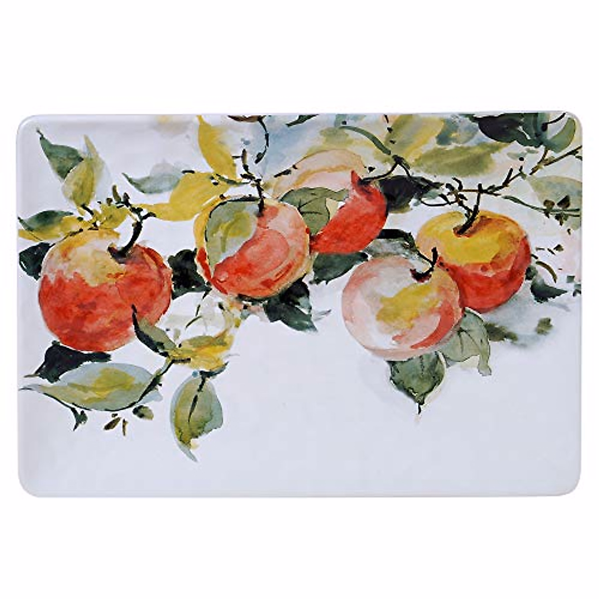Certified International Ambrosia Rectangular Platter, 14" x 10", Multicolored