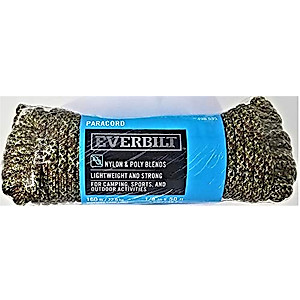 Everbilt Paracord in Forest Camo, 1/8" x 50'