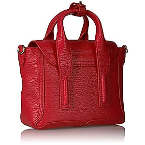 3.1 Phillip Lim Pashli Mini Satchel , red-nickel , One Size
