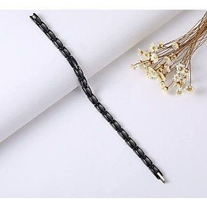 Women's Tungsten Carbide Magnetic Therapy Bracelet Pain Relief for Arthritis and Carpal Tunnel Women Fashion Bracelet