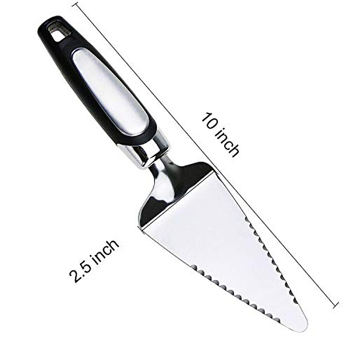 Tosnail 2 Pack Stainless Steel Pie and Cake Cutter Cake Server