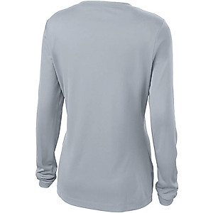 Joe's USA Ladies Long Sleeve Moisture Wicking Athletic Shirt Sizes XS-4XL