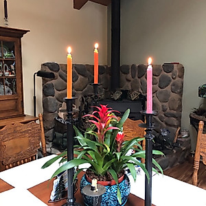 Set of 14 Beeswax Taper Candles, 9 Inch Premium Quality Smokeless Candles, Beeswax Candle for Home Gift Ideas Uncented Long Candles for Household, Wedding, Party, and Home Décor