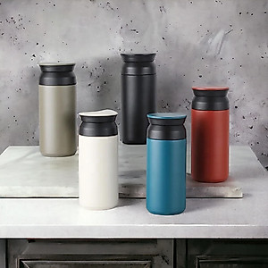 Generic Japanese Style Travel Tumbler Vacuum Insulated Thermos (Blue) 450 ML (15.2 oz), Medium