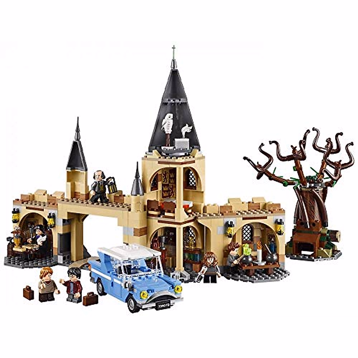 LEGO Harry Potter and The Chamber of Secrets Hogwarts Whomping Willow 75953 Magic Toys Building Kit, Prisoner of Azkaban, Hedwig, Hermoine Granger and Severus Snape for 8 - 14 years (753 Pieces)