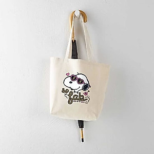 CafePress Peanuts So Fab Canvas Tote Shopping Bag