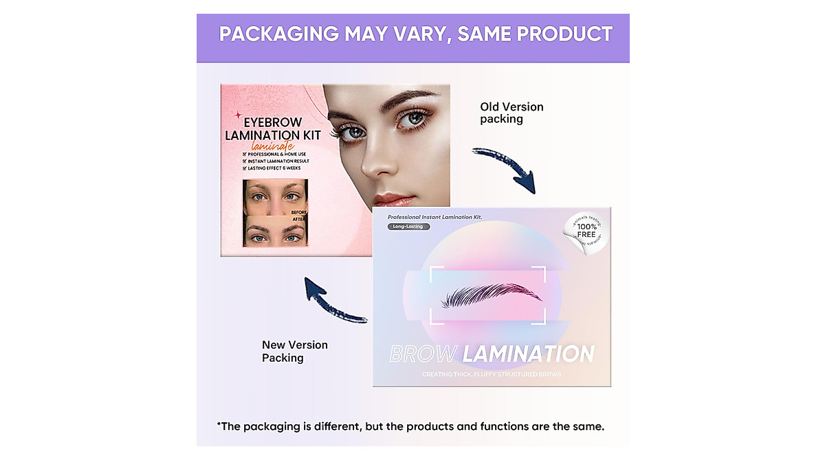 Brow Lamination Kit - Long-Lasting At-Home Eyebrow Lift & Fuller Brows