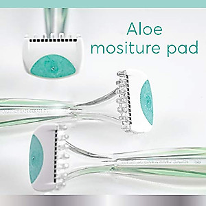 Kai About Body Bikini Shavers - Gentle Razors for Shaving, Trimming & Exfoliating - Includes 3 Beauty Groomers