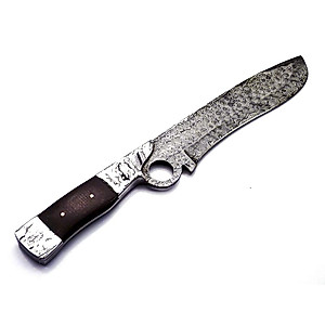 Custom Handmade Damascus Steel Knife Hunting Knife | Outdoor Knife Camping Knife | Handle Made of Micarta with Free Genuine Leather Sheath