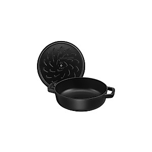 STAUB 40511 472/0 with Chistera 28 cm Cast Iron Black