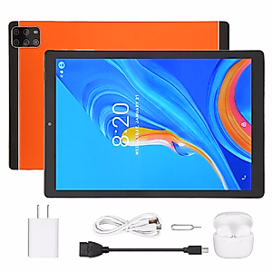 Airshi HD Tablet, 2MP 5MP 8800mAh 10.1 Inch Tablet PC Dual Speakers 100-240V for Gaming (US Plug)