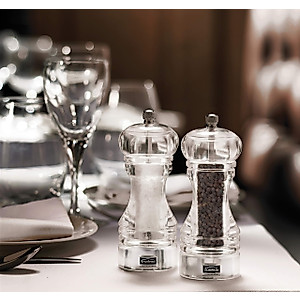 Trudeau Acrylic 6 Inch Professional Pepper Mill