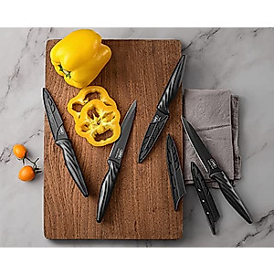 JJOO Paring knife, 8 PCS Paring Knives With Sheath, 4 & 4.5 inch Fruit and Pairing Knife, German Steel Kitchen Knife, Paring Knife Set for Home and Restaurant